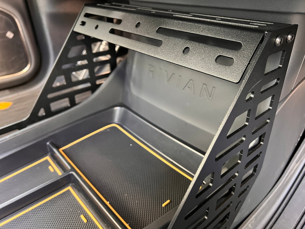 Rivian R1T/R1S Center Console Molle Cage – Electrified Overland